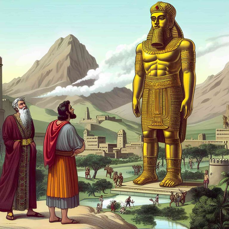 Nebuchadnezzar Statue: A Golden Image in King's Dream - Malevus