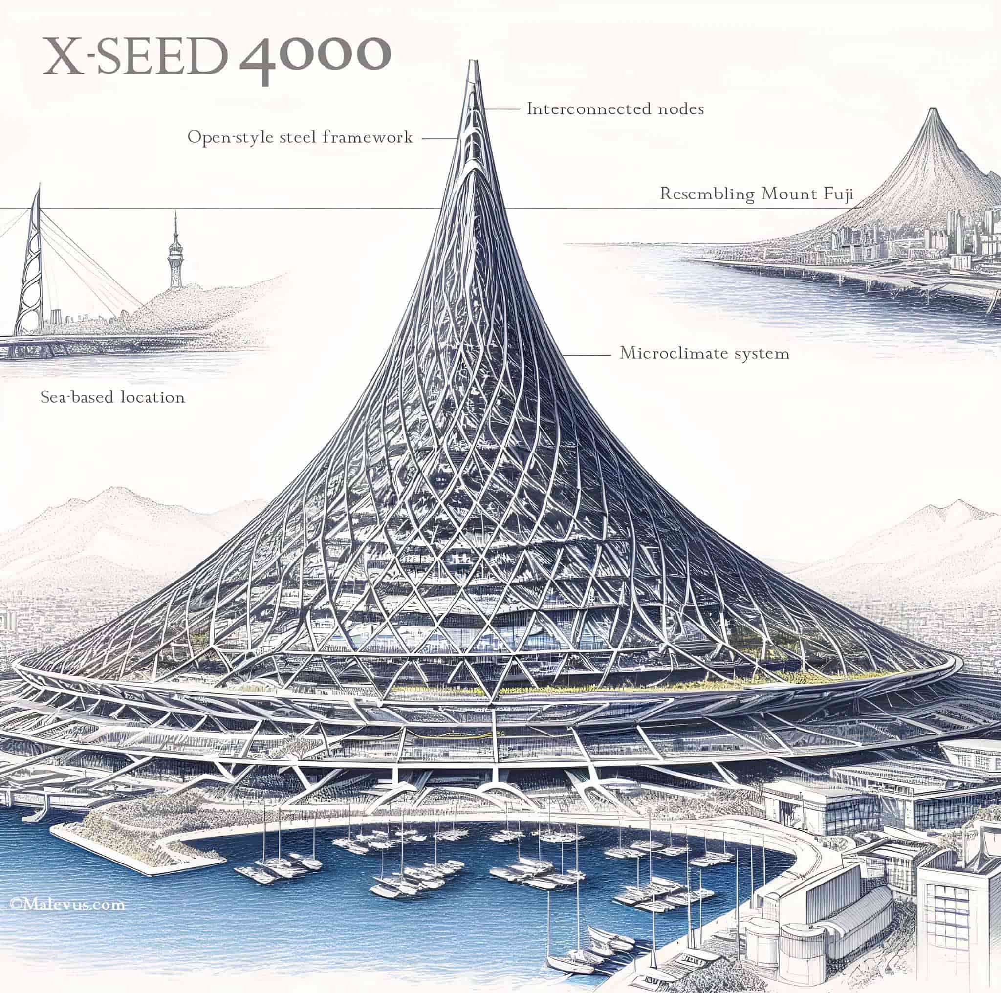 X-Seed 4000: A Man-Made Building Taller Than Mountains - Malevus